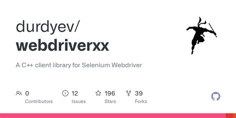 Github Durdyevwebdriverxx A C Client Library For Selenium Webdriver
