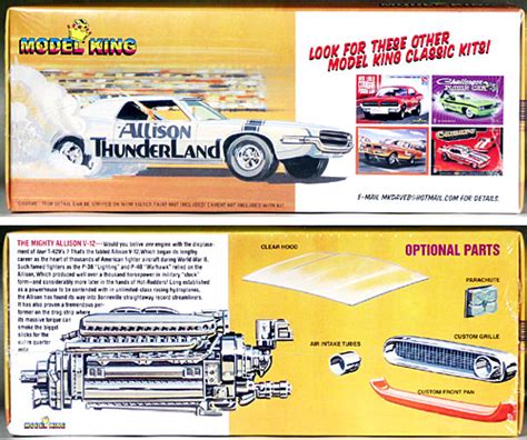 Amt Allison Thunderland Allison Powered 1969 Ford Thunderbird Funny Car Spotlight Hobbies