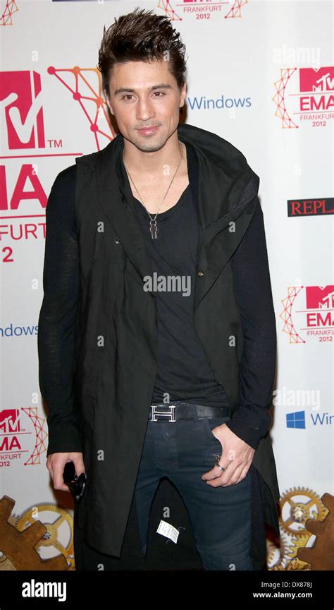 Russian Singer Dima Bilan The Mtv Emas 2012 Held At Festhalle