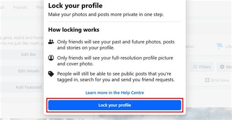 How To Lock Your Facebook Profile On Iphone Android And Desktop Beebom