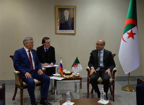 M Sofiane Chaib Reçoit Une Délégation Parlementaire De La Fédération De Russie Dirigée Par M