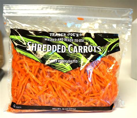 exploring trader joe s trader joe s shredded carrots