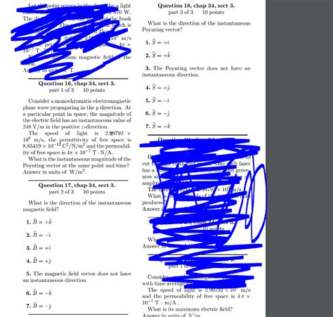 Solved Consider A Monochromatic Electromagnetic Plane Wave