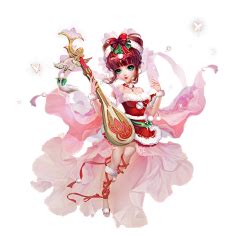 敦煌时装秀 花瓣网 陪你做生活的设计师 仙族女宣传圣诞装002