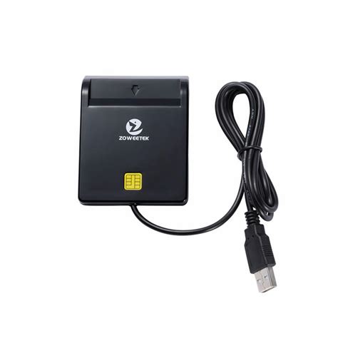 Zoweetek Emv Usb Smart Card Reader Cac Common Access Card Reader Iso