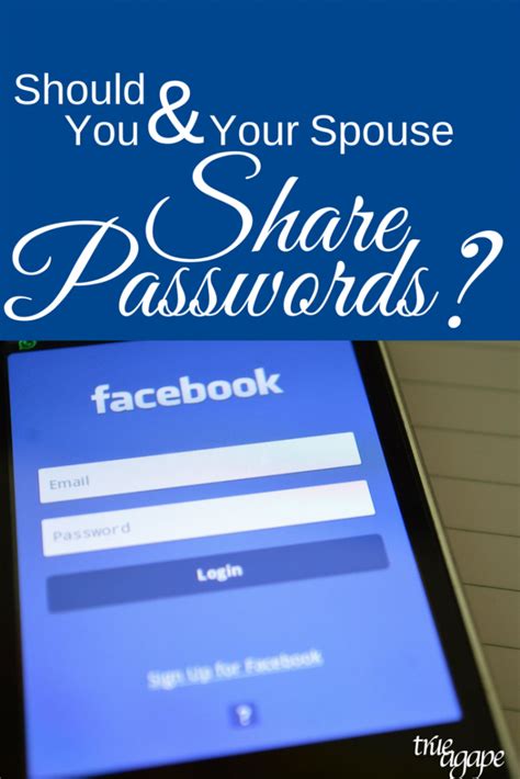 Sharing Passwords With Your Spouse