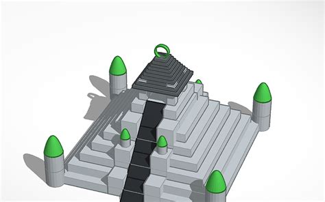 3d Design Jungle Temple Tinkercad