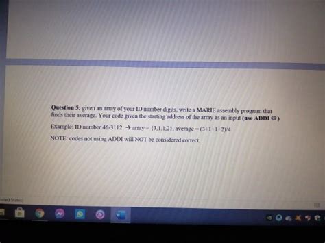 Solved Question 5 Given An Array Of Your Id Number Digits
