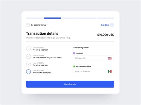 Finance Transfer Ui Card By Isaac Sanchez On Dribbble