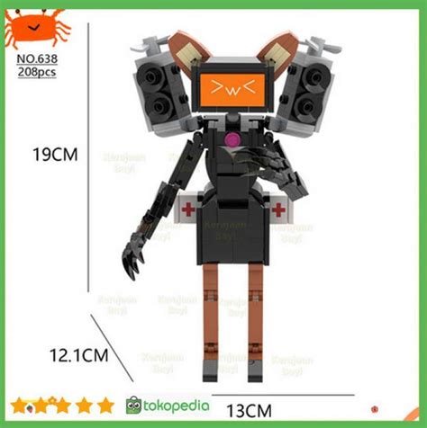 Promo Hot Skibidi Toilet Titan Tv Man Model Lego Building Blocks Mainan Diskon Di Seller