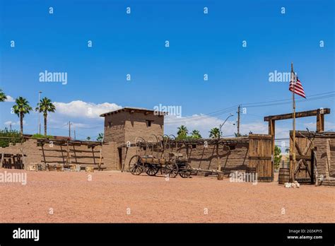 Sunny View Of The Old Las Vegas Mormon Fort State Historic Park At