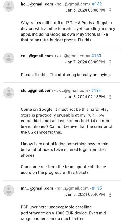 Stuttering When Scrolling Bug Frustrates Pixel Phone Users
