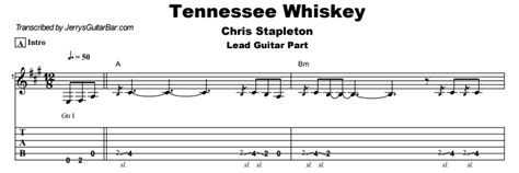 Chris Stapleton Tennessee Whiskey Guitar Lesson Video Jerrys