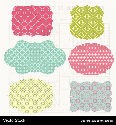 Vintage Colorful Design Royalty Free Vector Image
