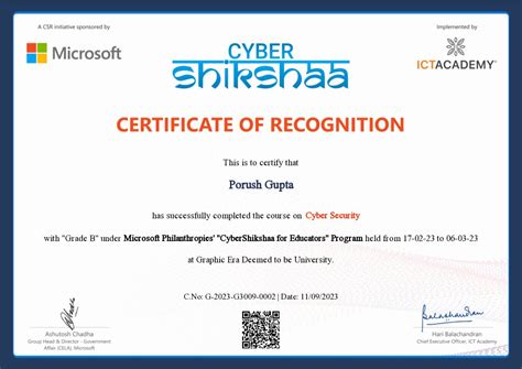 Porush Gupta On Linkedin Microsoft Cybersecurity