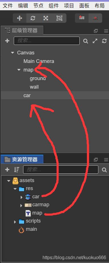Cocoscreator之kuokuo教你如何用瓦片地图生成碰撞赛车道cocos 瓦片地图的碰撞插件 Csdn博客