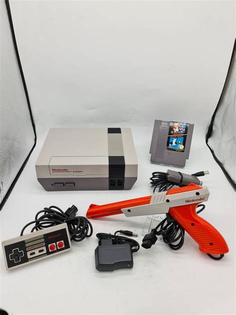 Nintendo Nes 8 Bit Classic Nes 01 1985 Console Original Smb Duck Hunt