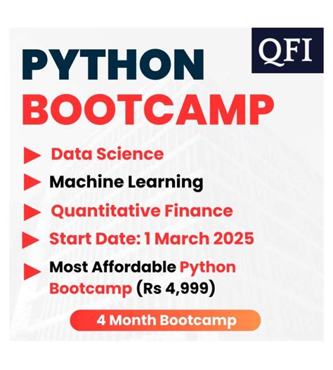 🚀 Launching Our Python Cohort For Quant Finance Were Excited To Kick
