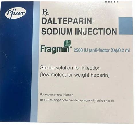 2500 Iu Dalteparin Sodium Injection At ₹ 300 Piece Dalteparin Sodium Injection In New Delhi