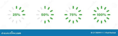 Load Indicator Loading Status Bar Round Buffer Download Progress And