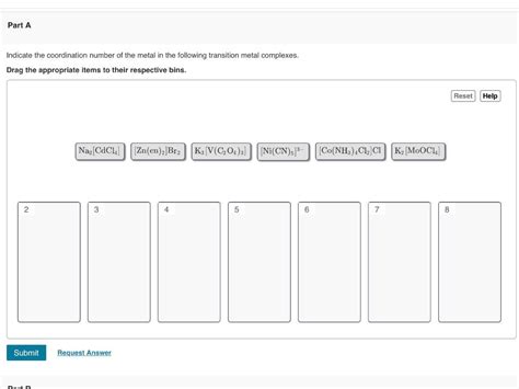 Solved Indicate The Coordination Number Of The Metal In The