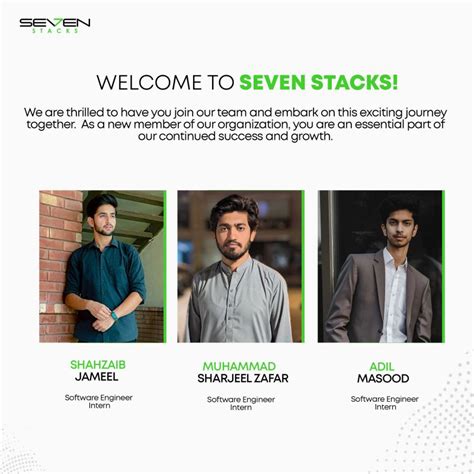 Seven Stacks On Linkedin Team Interns Growth Inspiration Uiux