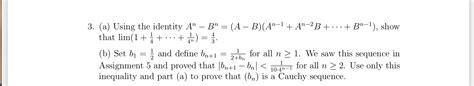 Solved 351 Definition A Sequence Xxn Of Real Numbers Is
