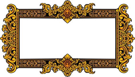 Design Kbach Khmer Frame Border Png