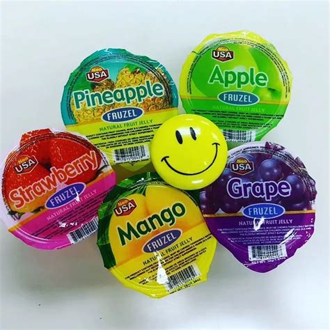 Fruzel Assorted Natural Fruit Juice Jelly Cups 38 Ct Fat Free 5115 Oz