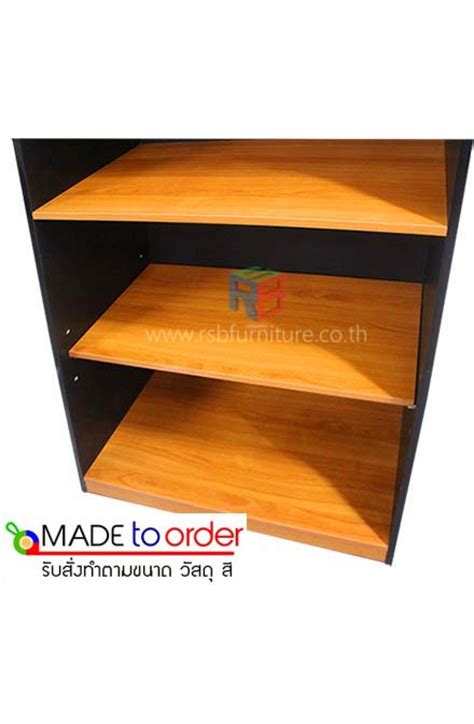 ตู้เอกสารโล่ง 4 ชั้น ขนาด 80 X 40 สูง 160 Cm เมลามีนทั้งใบ รหัส 2081 ราคาโรงงาน โต๊ะทำงาน โต๊ะ