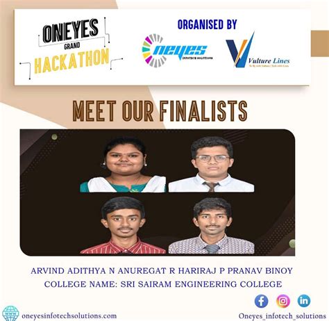 Pranav Binoy On Linkedin Glad To Share That Im One Of The Finalists Of The Oneeyes Grand…