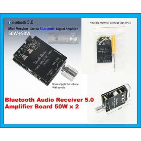 Jual Bluetooth Audio Receiver 5 0 Digital Amplifier Board 50W X 2 ZK