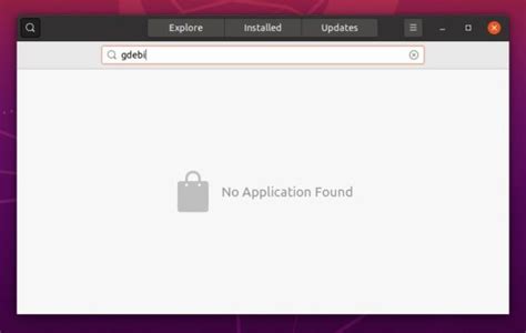 Sửa lỗi No Application Found trong Ubuntu Software QuanTriMang