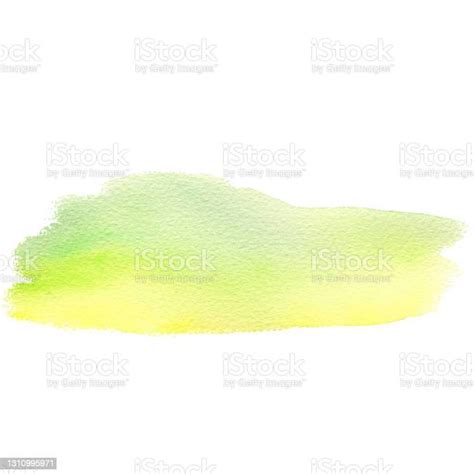 Paysage Vert Dherbe Daquarelle Illustration De Dessin De Main