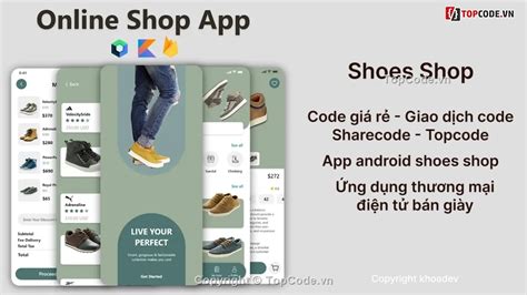 Source Code Android Shop Bán Giày Mobile App Shop Online Bán Giày Kotlin Firebase