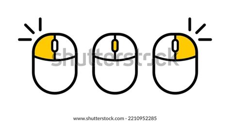 Mouse Click Scroll Function Indicator Vector Stock Vector Royalty Free Shutterstock
