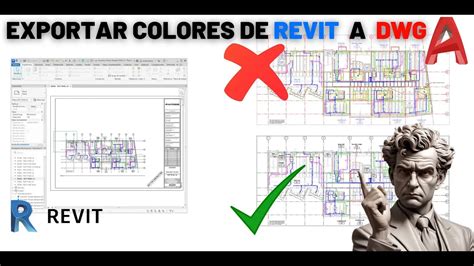 Cómo exportar de revit a autocad con colores Padua Materiales