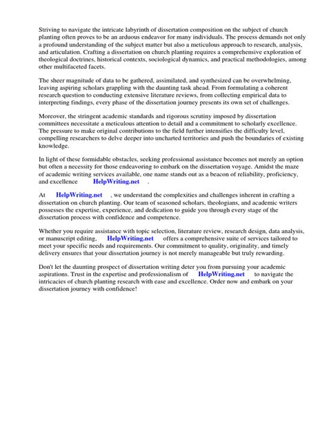 Dissertation On Church Planting Pdf Church Planting Paul The Apostle