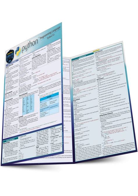Read EBook PDF Python Programming Language QuickStudy Laminated