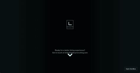 Last Key Recruiting Codesandbox