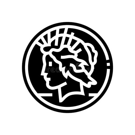 美元硬币字形图标矢量图插图 向量例证 插画 包括有 美元 比赛 横幅提供资金的 金黄 时运 投资 270254146