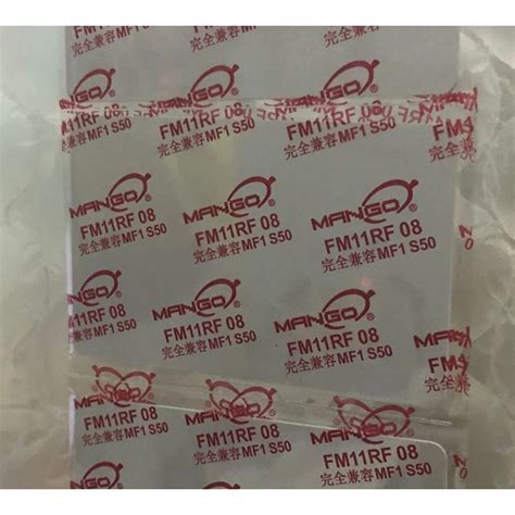 100pcs Mango Mifare 13 56mhz Classic Mango 1k Ev1 Mf1s50 13 56mhz Ic