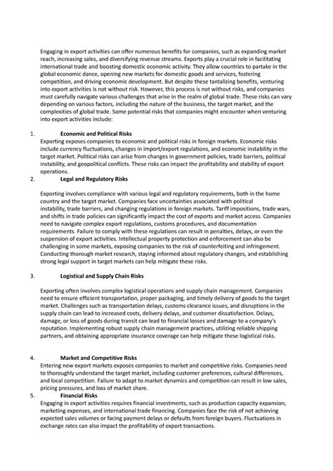 d4 g niaga lecture notes engaging in export activities can