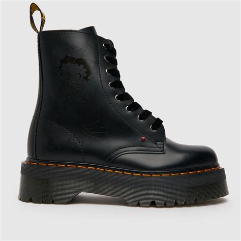 Dr Martens Jadon Betty Boop 8 Eye Boot Boots In Black Lyst Uk