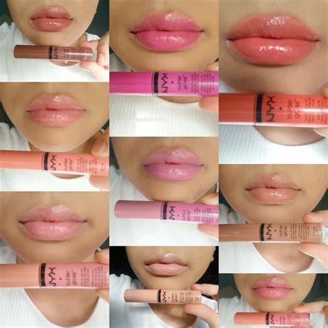 Nyx Butter Gloss Swatches Review Nyx Butter Gloss Nyx Cosmetics