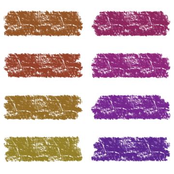 Set Of Aesthetic And Colorful Brush Text Box Banners Text Box Brush Text Box Banners PNG