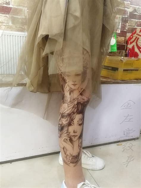 花褪艺妓纹身修改老旧纹身水冶纹身金左堂金左堂纹身 站酷zcool