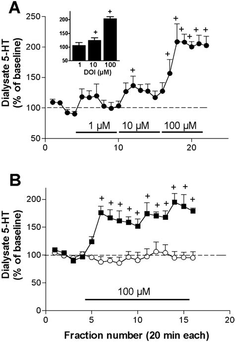 A Concentration Dependent Increase Of 5 Ht In Dialysates From Medial