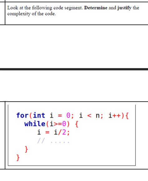 Solved Look At The Following Code Segment Determine And