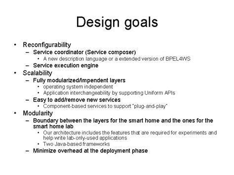 Modularized Middleware Architecture For Smart Home Smart Home